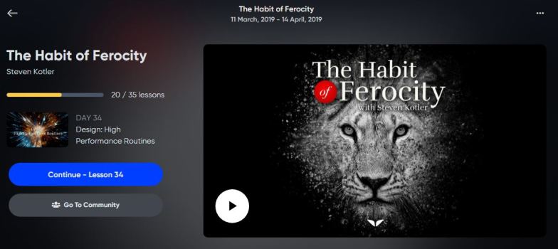 Wow! My Honest Review After Completing The Habit of Ferocity in 35 Days